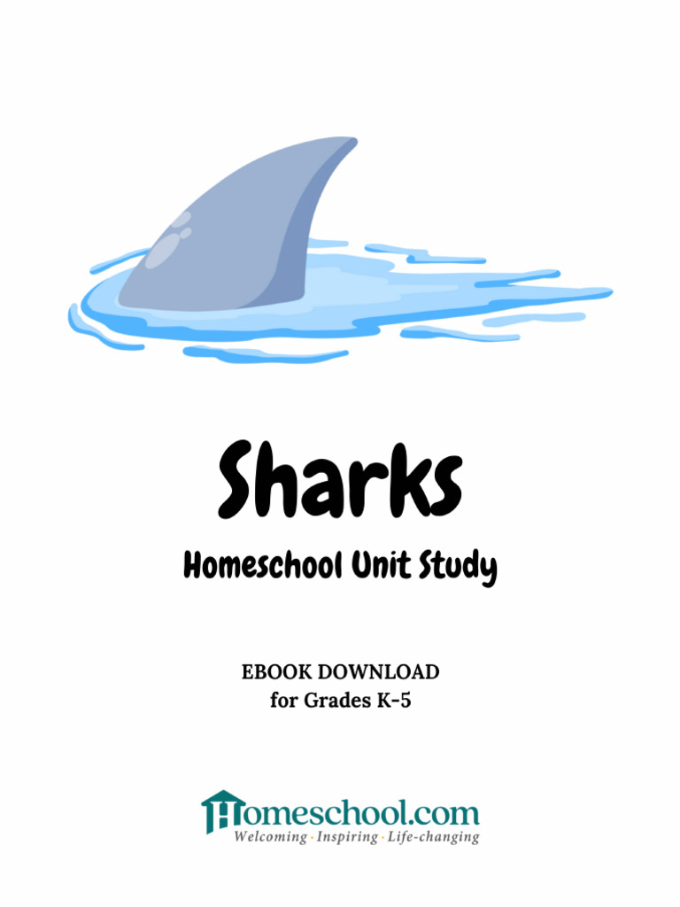 Shark Homeschool Unit Study Printables | PDF