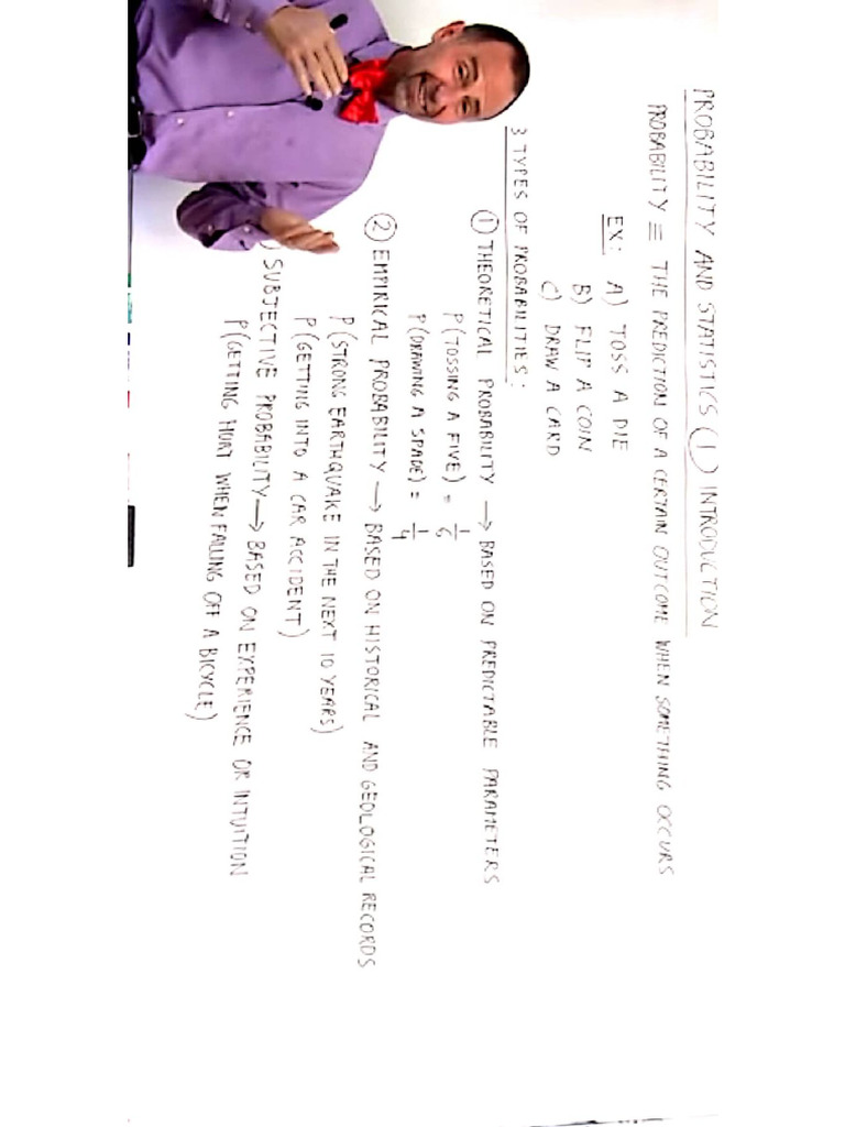 Probability Lectures | PDF