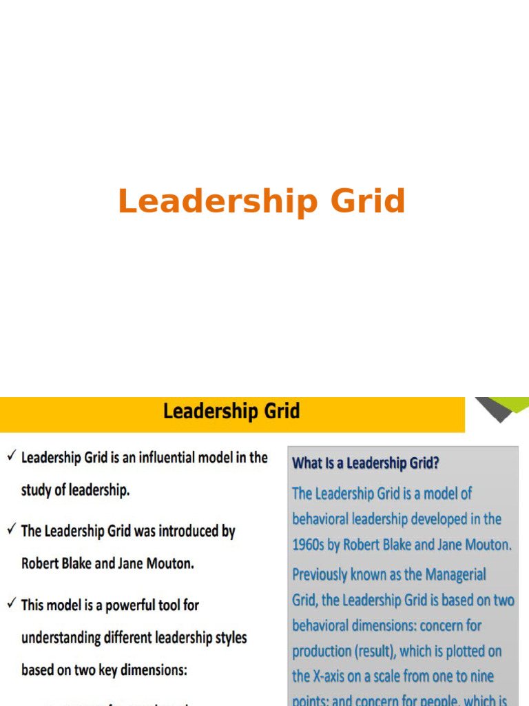 Leadership Grid | PDF
