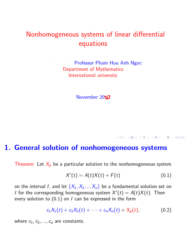 Chapter 05.1 - Nonhomogeneous-Linear Systems of Differential Equations ...