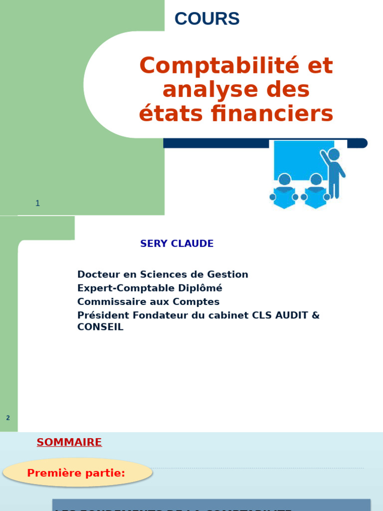 Comptabilité Et Analyse Des États Financiers Chapitre 1 À 7-1 ...