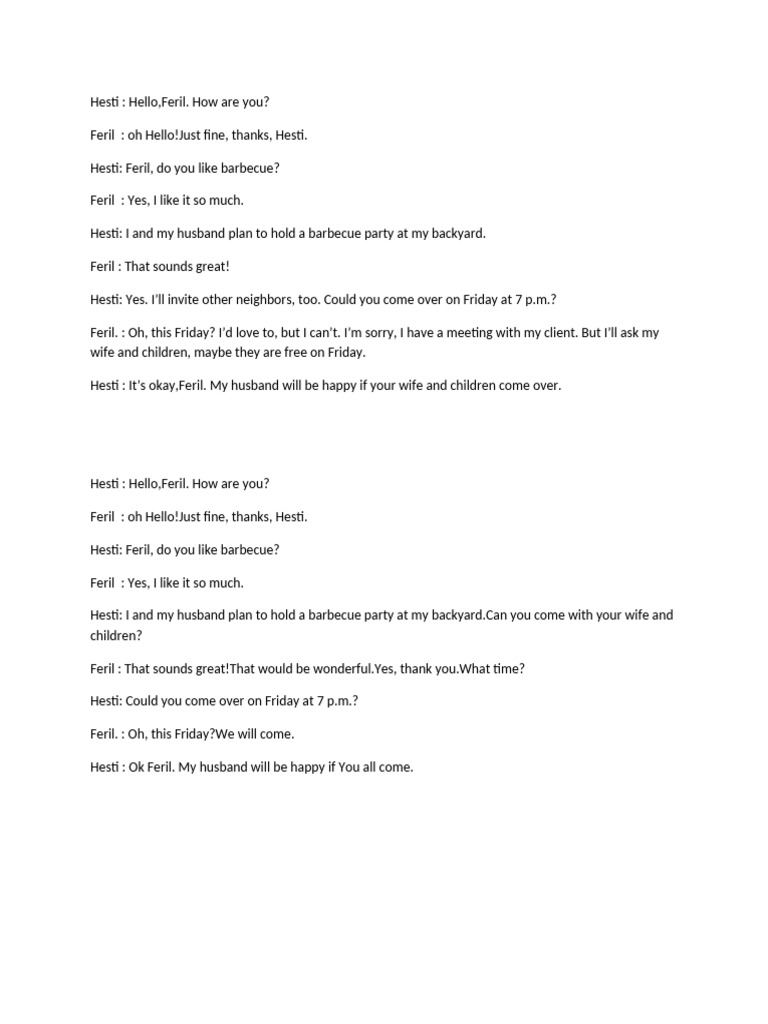 Speaking Informal Interaction | PDF