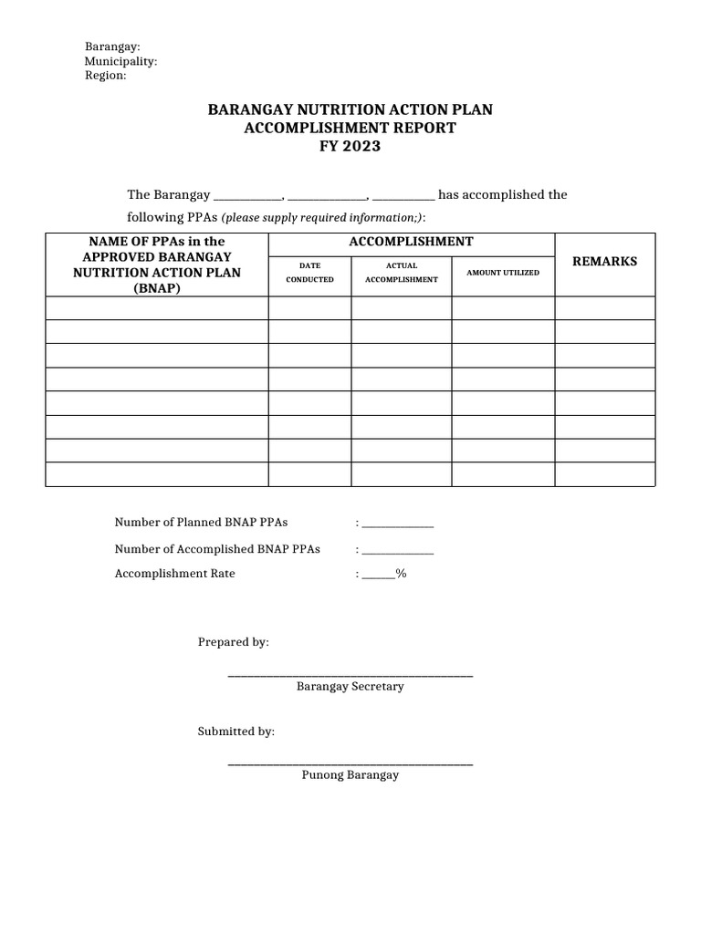 4.8.4 BNAP Financial and Physical Report | PDF