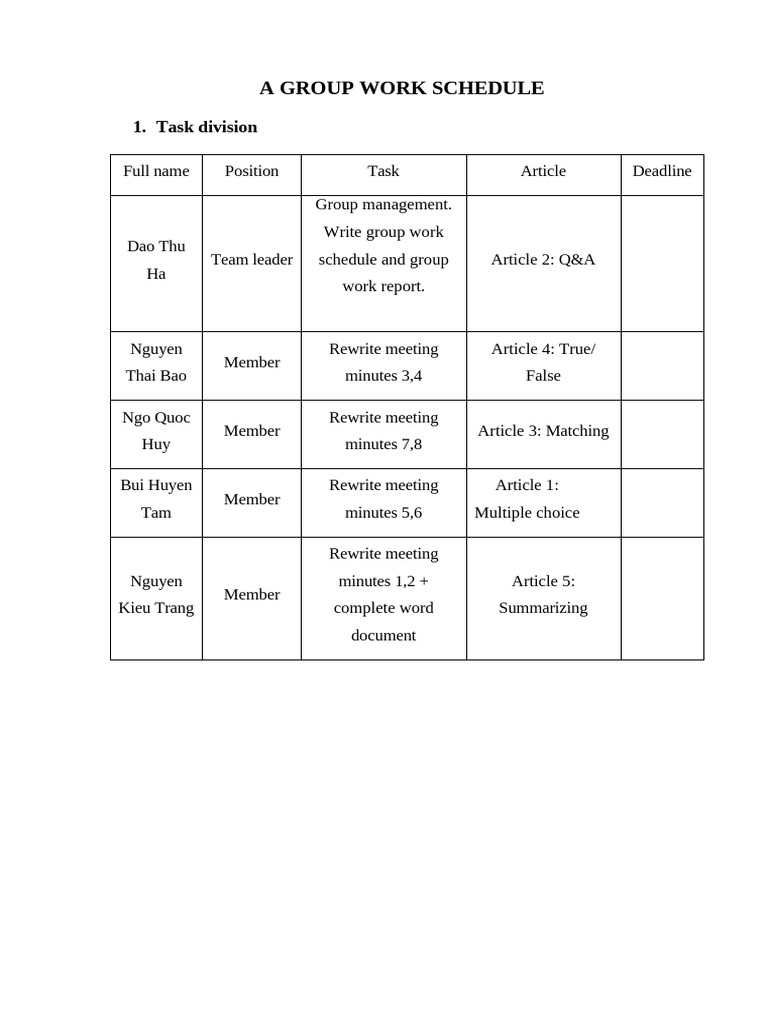 GROUP WORK | PDF | Cognition | Psychology