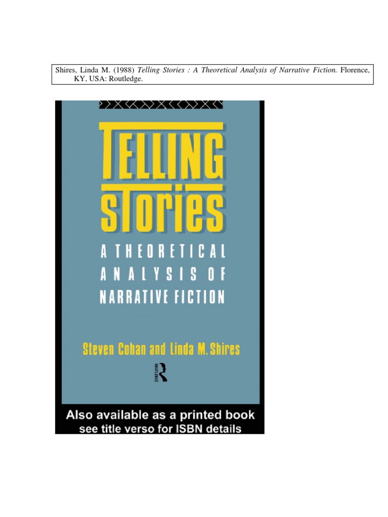 Theoretical Analysis of Narrative Fiction | PDF | General Fiction