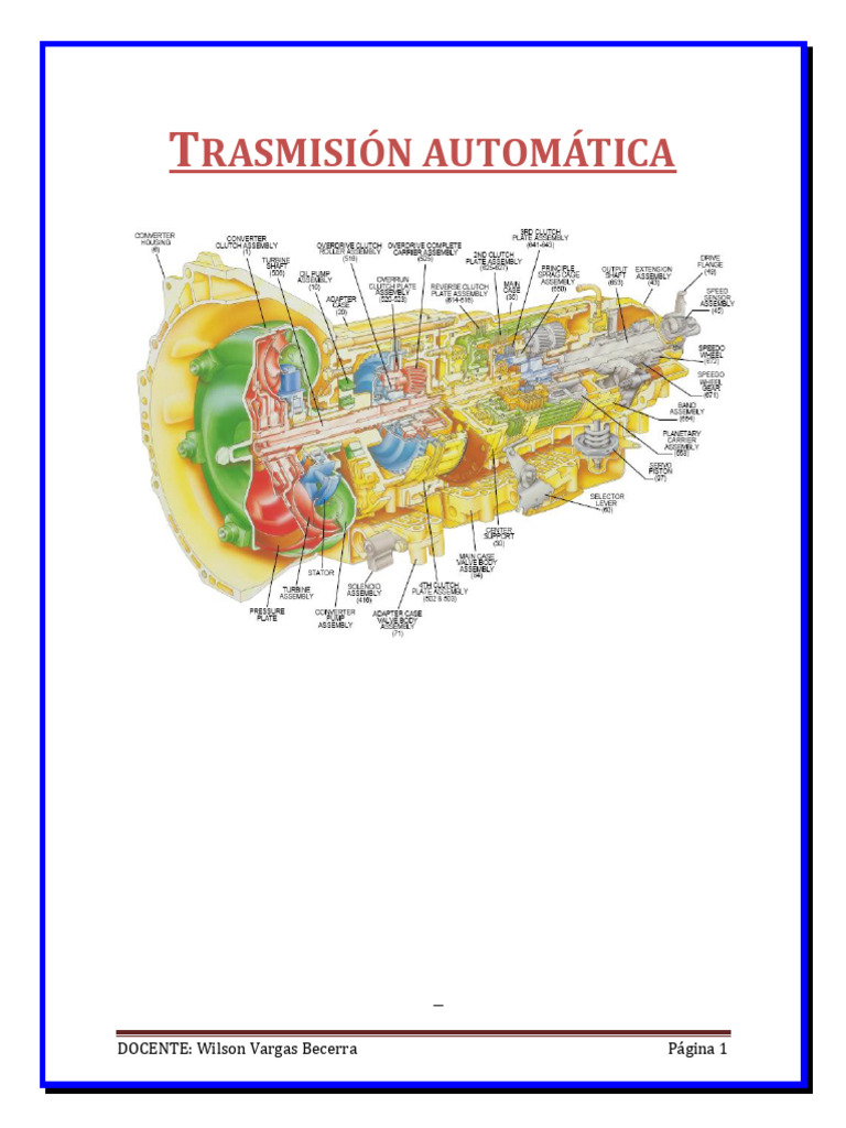 Caja Automatica Libro | PDF | Embrague | Engranaje