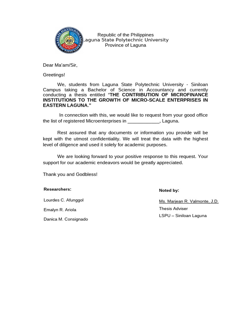 requesting-letter | PDF