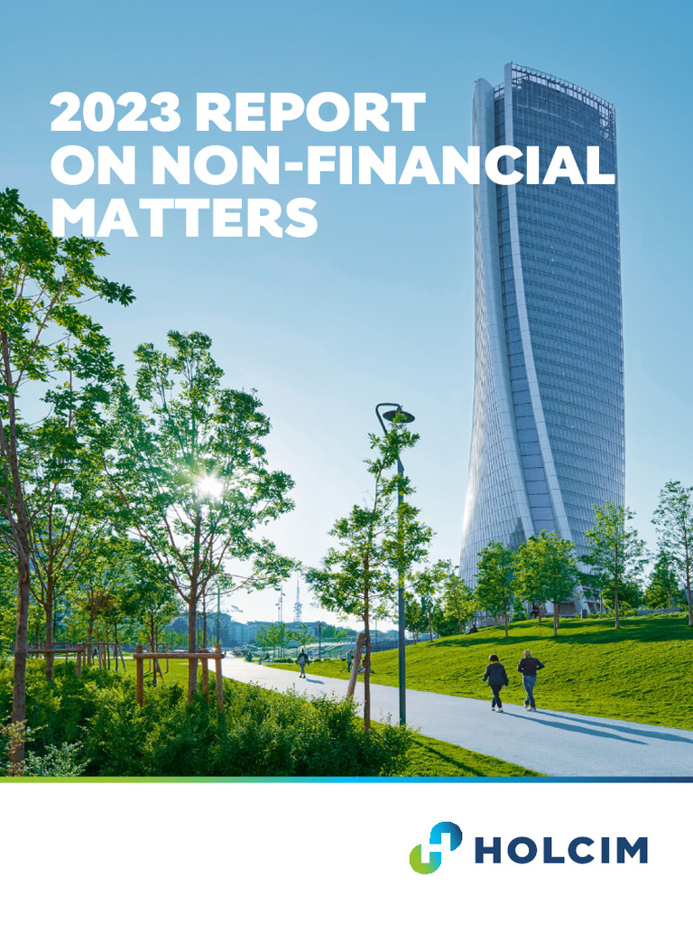 Holcim Report Non Financial Matters 2023 | PDF | Sustainability ...