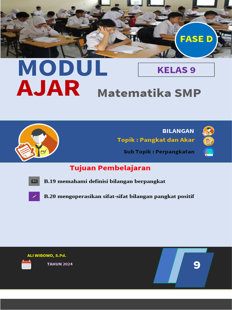 1.1 Modul Ajar Operasi Perpangkatan | PDF