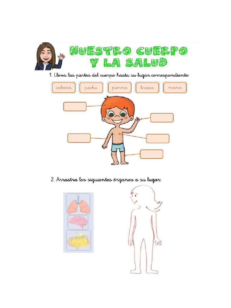 Actividades - Ciencias Naturales - Nuestro Cuerpo y La Salud | PDF