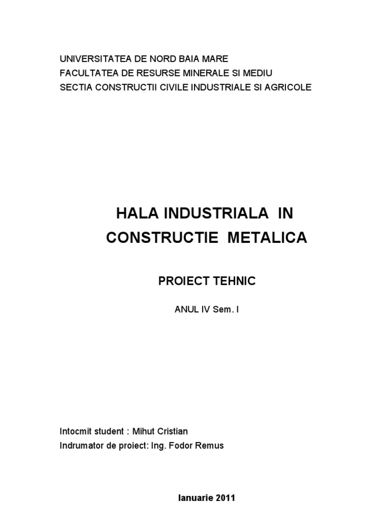 Proiect Metal Final | PDF