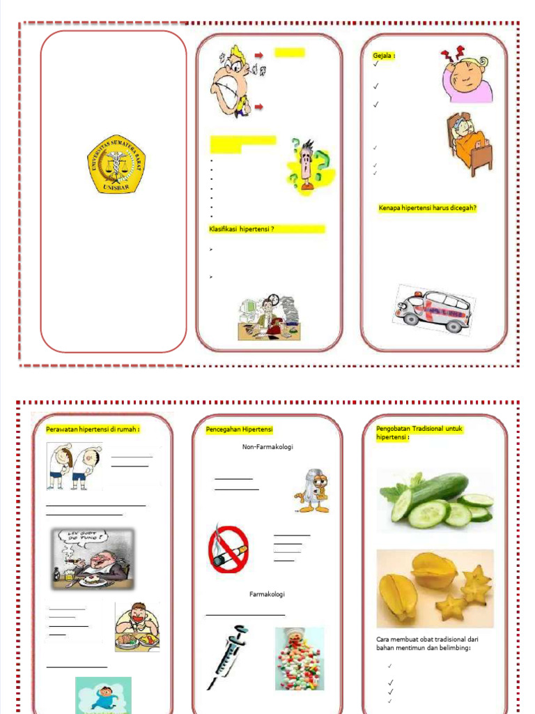 Leaflet Hipertensi Kel 4a | PDF