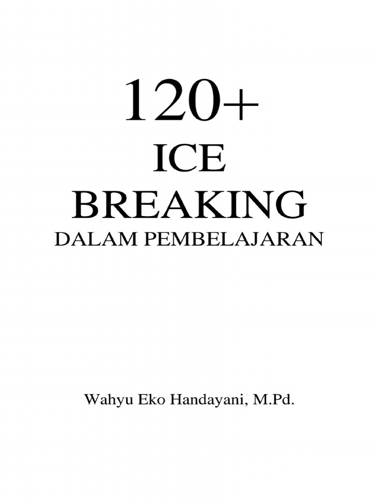 120+ Ice Breaking Pembelajaran | PDF