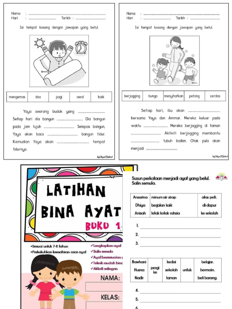 Latihan Bina Ayat Pdf