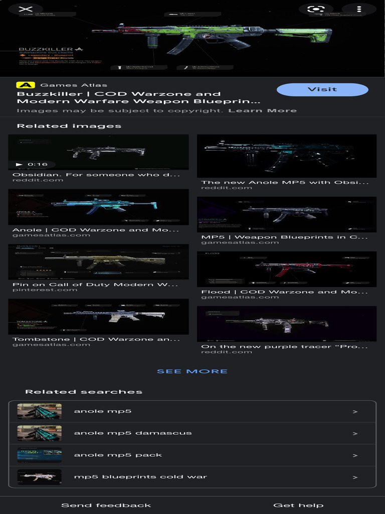Buzzliner Mp5 Blueprint Warzone - Google Search | PDF