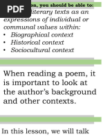 Biographical Context | PDF