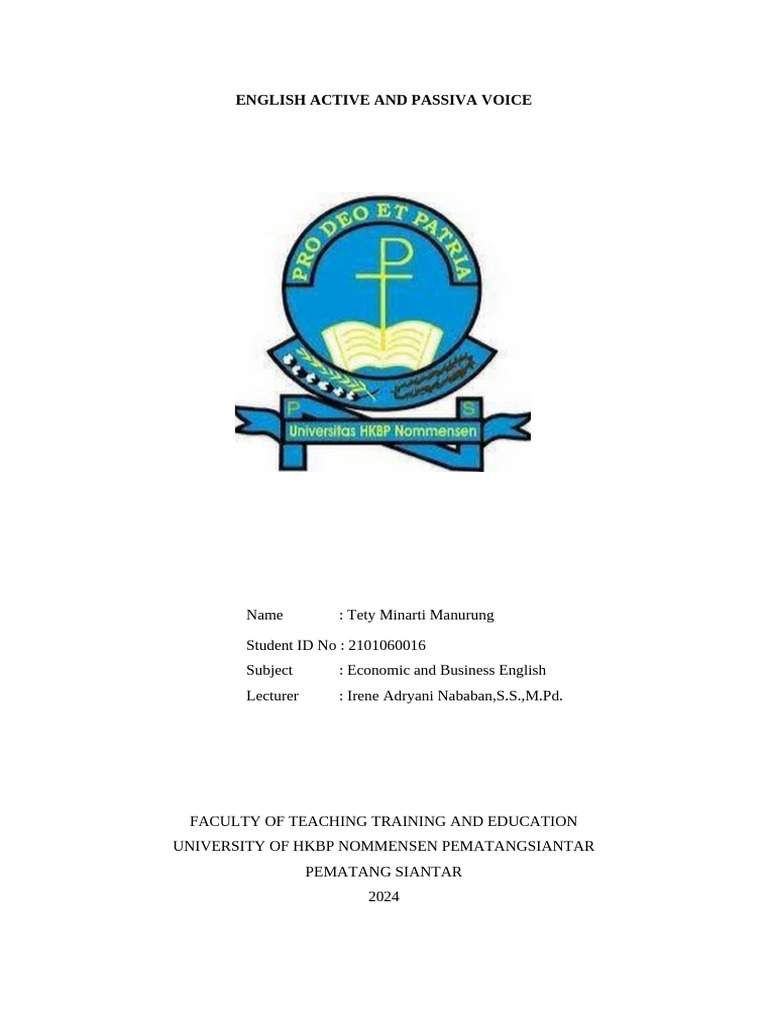 English Active and Passiva Voice | PDF | Language Arts & Discipline