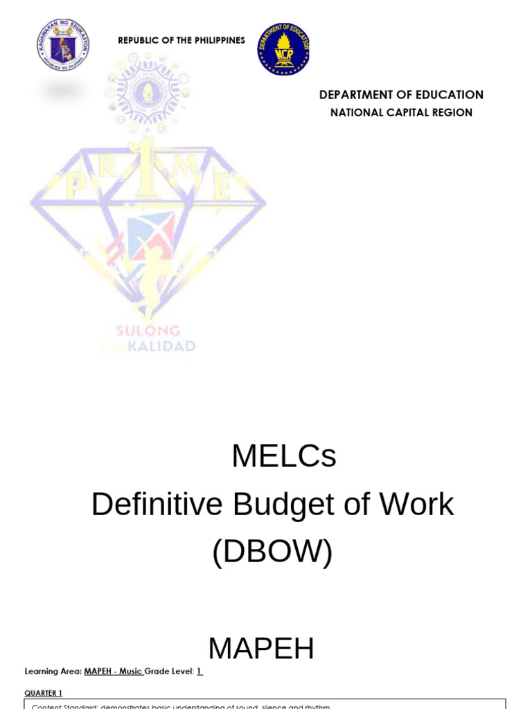 Mapeh Dbow | PDF | Rhythm | Printmaking