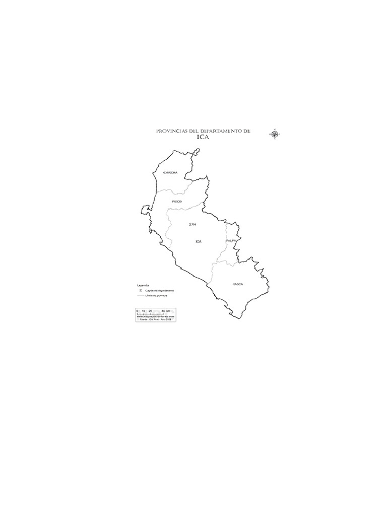 Mapa de Ica | PDF