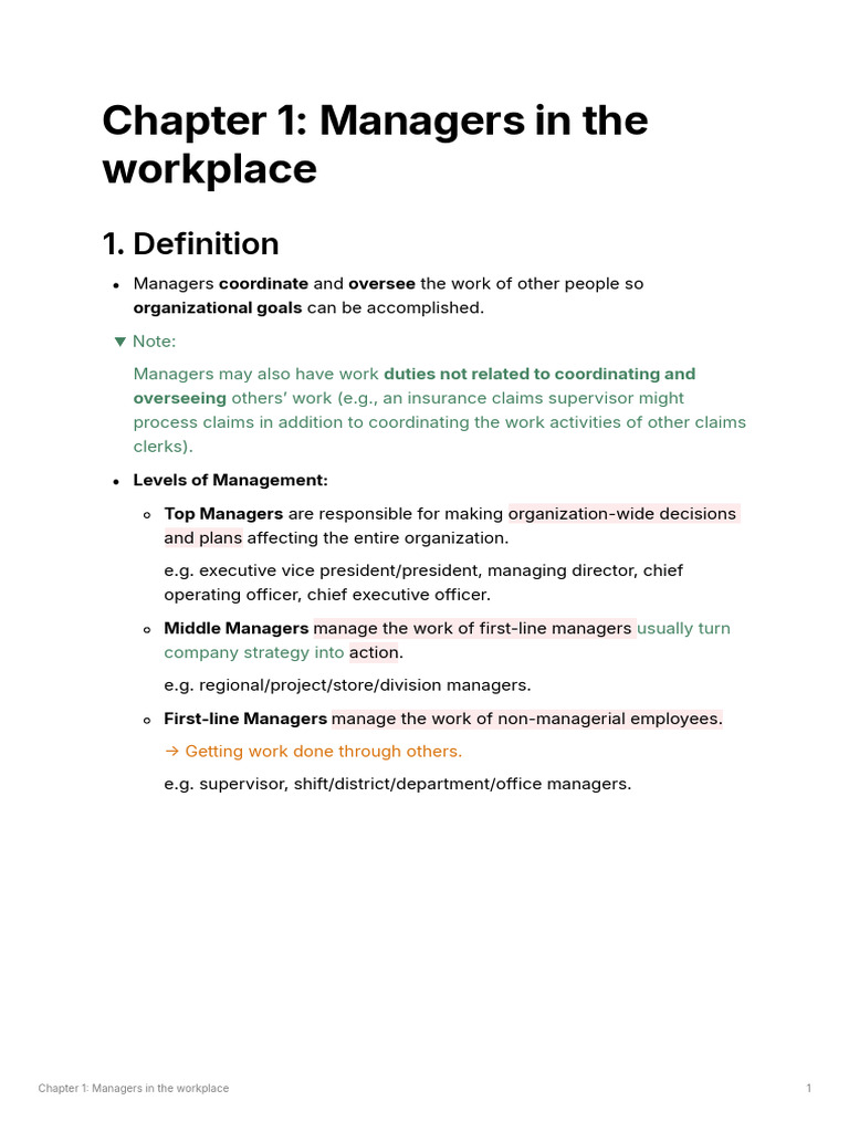 Principle of management note | PDF | Decision Making | Rationality