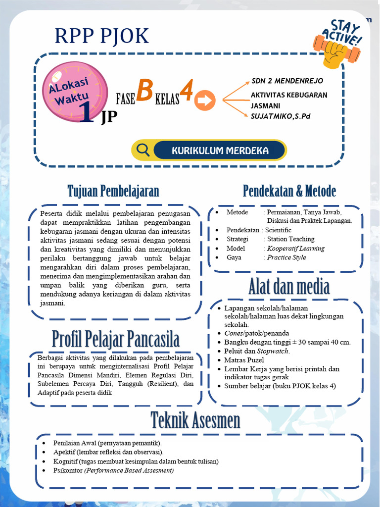 Tugas-Modul-1-6-d-Lakukan-Perencanaan-Pembelajaran-PJOK Sujatmiko | PDF