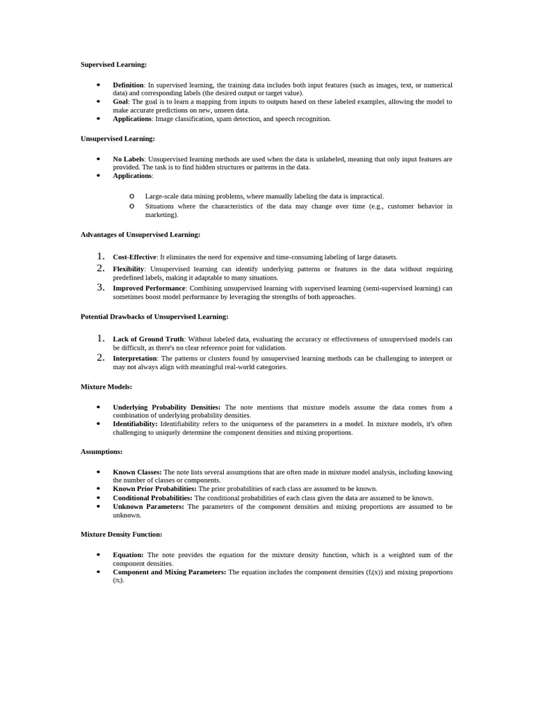 Supervised Learning | PDF | Normal Distribution | Statistical Theory