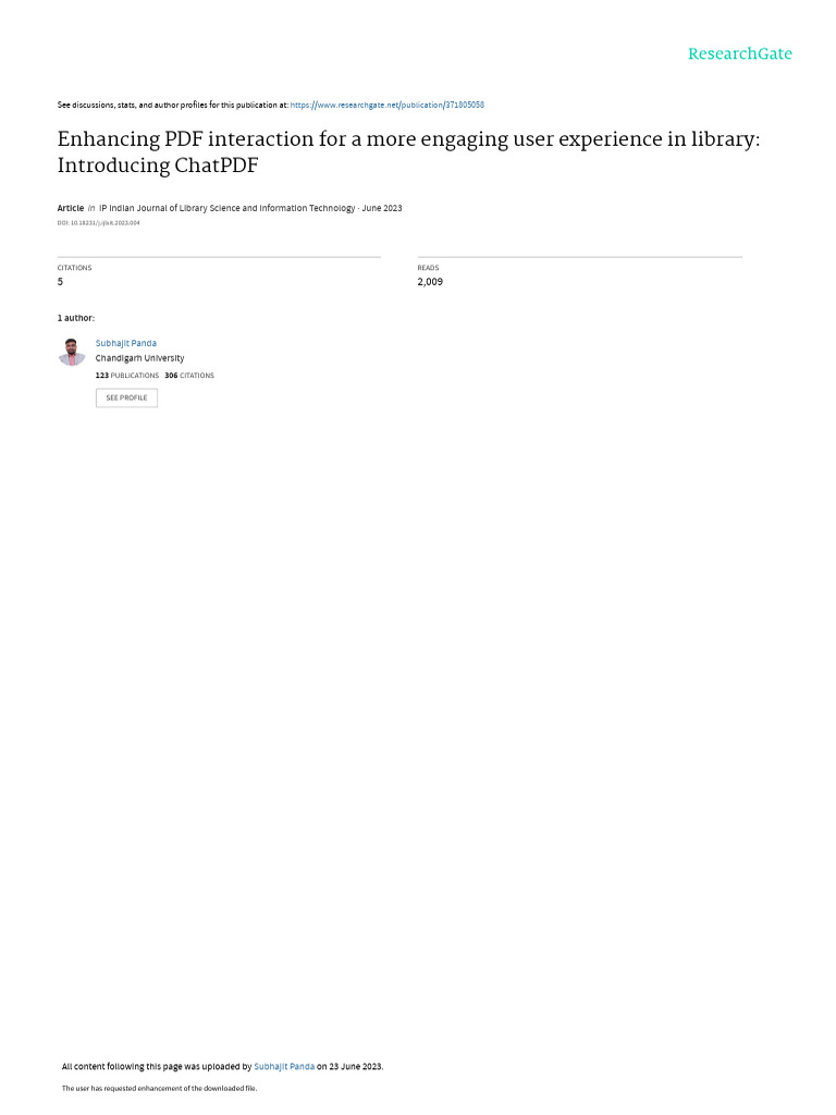 Enhancing PDF Interaction For A More Engaging User Experience in ...