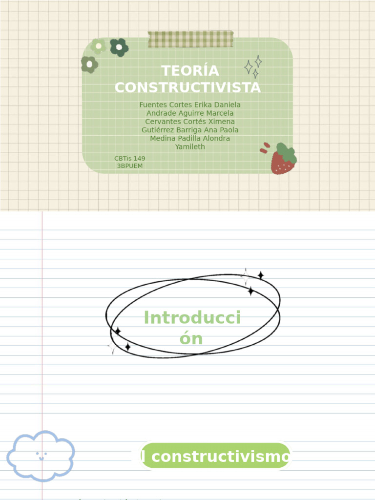 Equipo7, Teoría Constructivista | PDF | Constructivismo (filosofía de la educación) | Aprendizaje