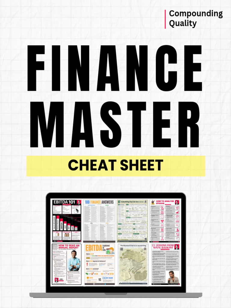 Finance Cheat Sheet-11 | PDF