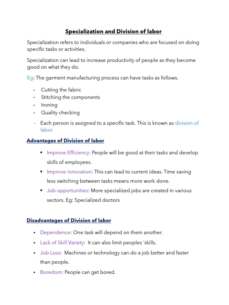 GR._8_Specialization_and_Division_of_labour | PDF