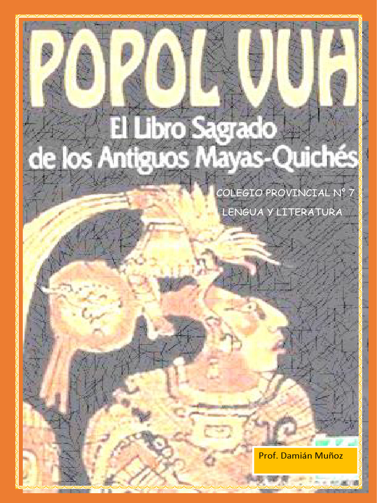 Popol Vuh | PDF | Narrativa de la creación del Génesis | Libro del Génesis