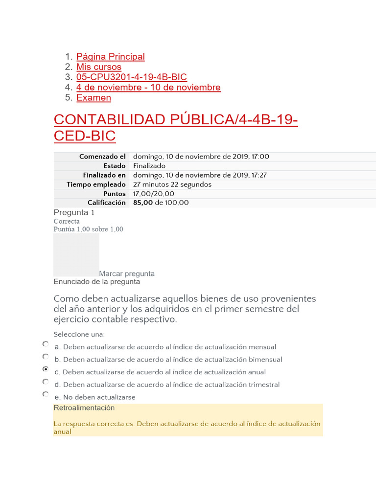 Pruebas Contabilidad Pública (2) | PDF | Contabilidad | Presupuesto