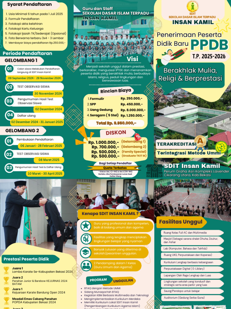 Design Brosur PPDB 2025-2026 Oke | PDF