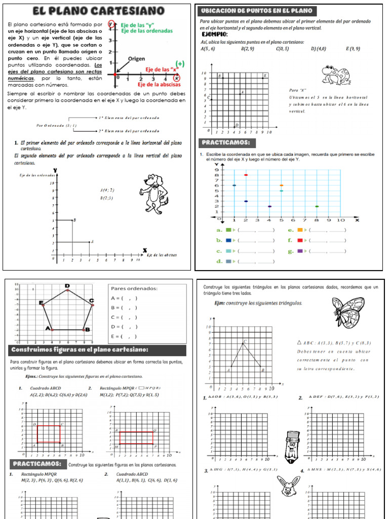 El Plano Cartesiano | PDF