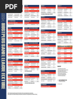 NRL 2026 Season Draw Schedule | PDF | Rugby League Teams | Sports Leagues