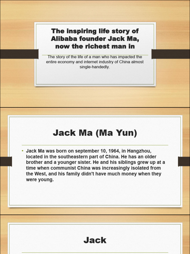 The Inspiring Life Story of Alibaba Founder Jack Ma.2 | PDF | Alibaba Group