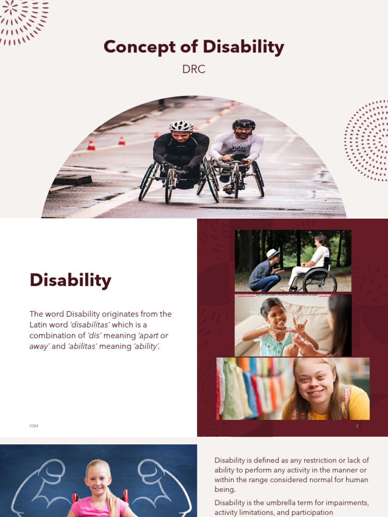 Concept of Disability | PDF | Disability | Behavioural Sciences