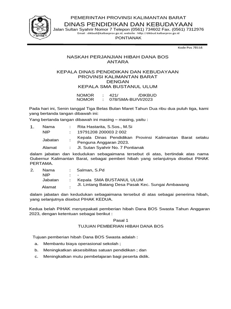 NPHD Bos 2023 Bu | PDF