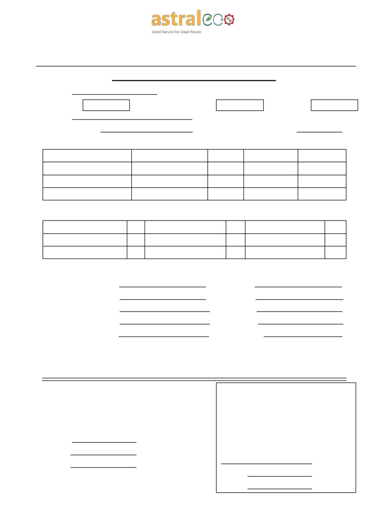 Daily Contractor Work Permit Form | PDF