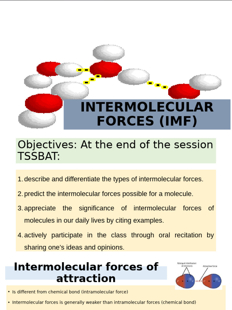 INTERMOLECULAR-FORCES-students | PDF | Intermolecular Force | Chemical ...