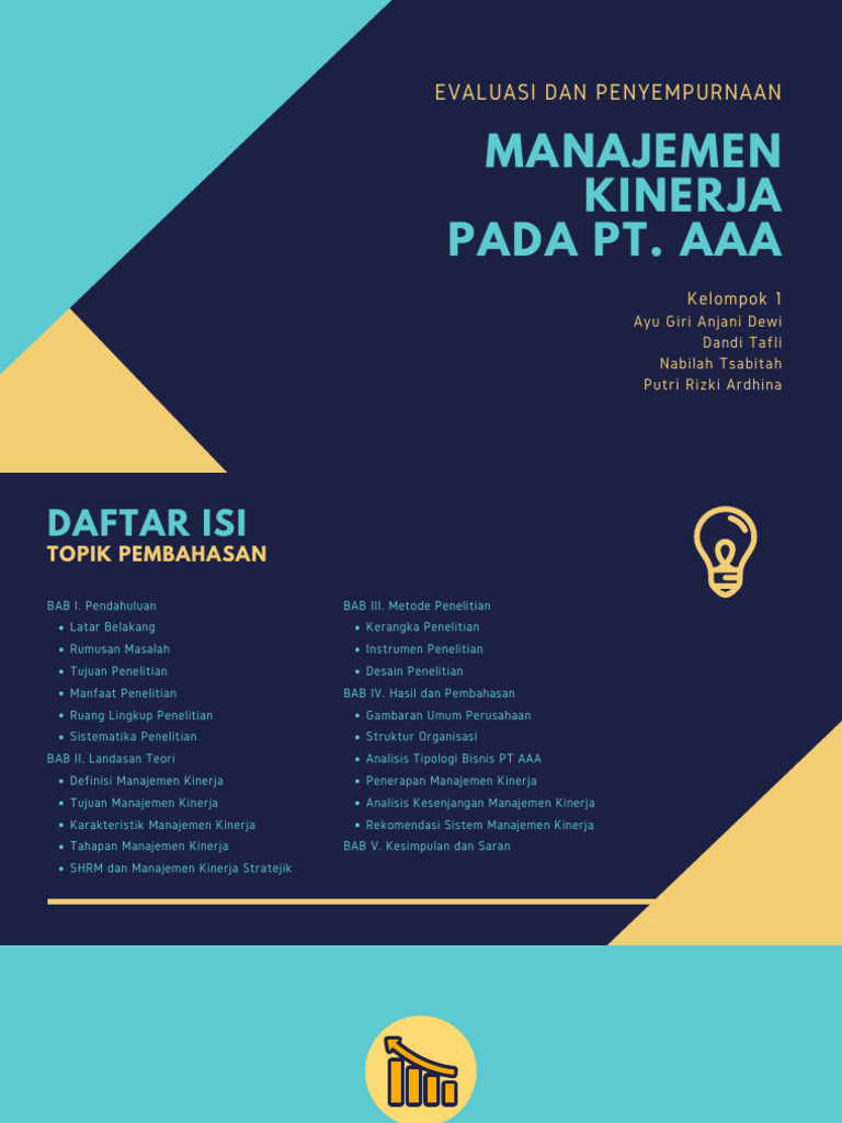 UAS MANAJEMEN KINERJA PT AAA - Kelompok 1 | PDF | Karier & Perkembangan
