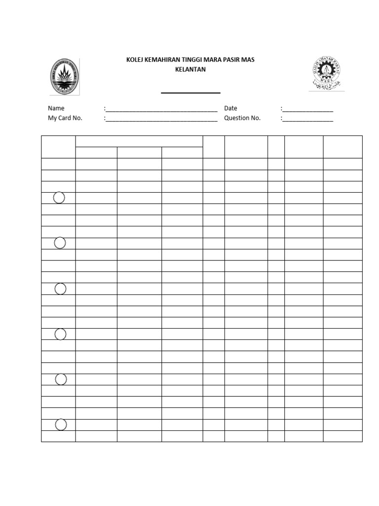 Borang Terabas | PDF