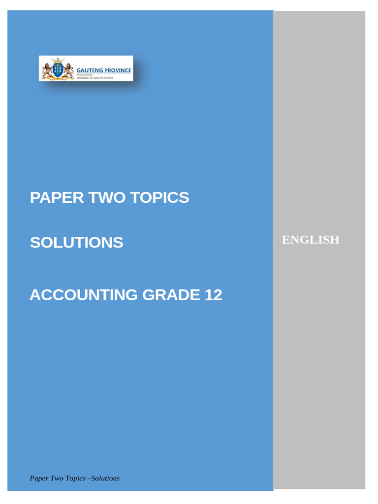 Accounting p2 Topics - Solutions | PDF | Book Value | Insurance