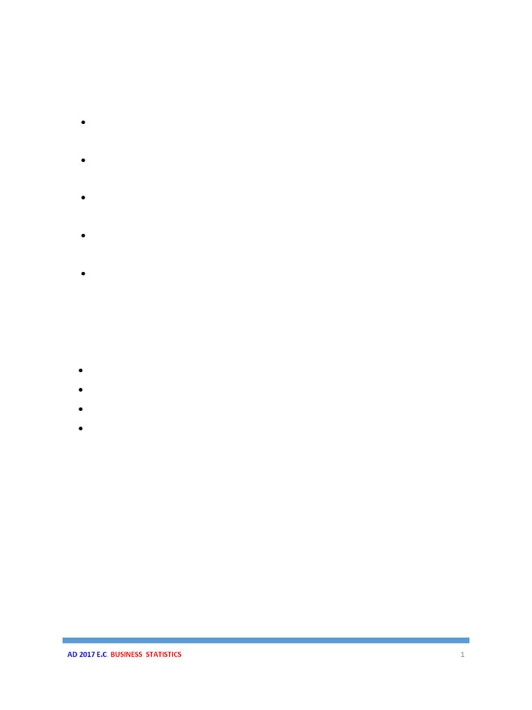 Chap 1 Introduction To Statistics | PDF | Statistics | Statistical Inference