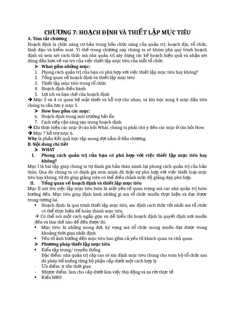 QTH Chương 7 | PDF