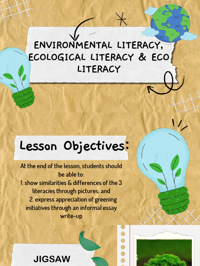 Environmental Literacy Ecological Literacy Eco Literacy Aug 24 | PDF ...