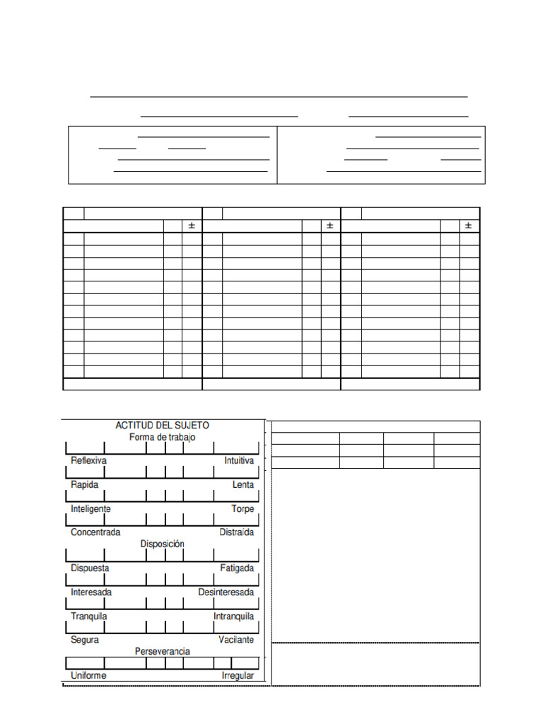 Protocolo Raven Infantil | PDF