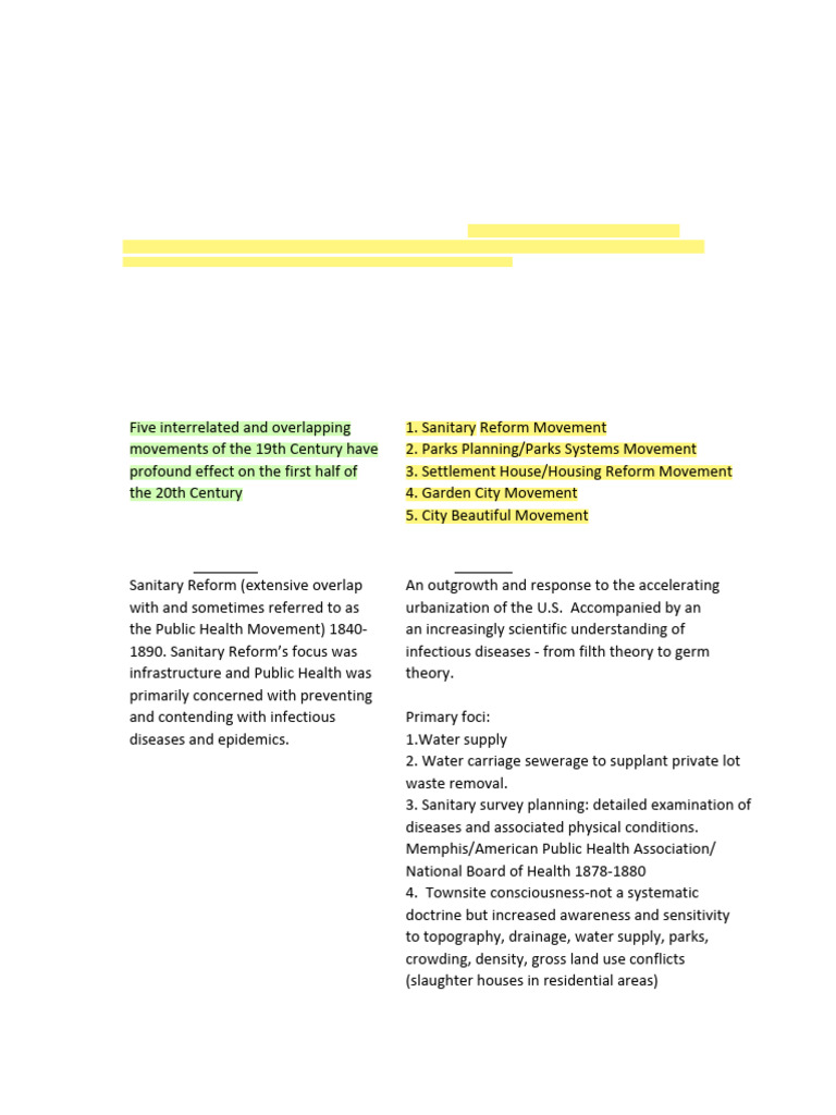 Foundations of American City Planning | PDF | Travel | Art