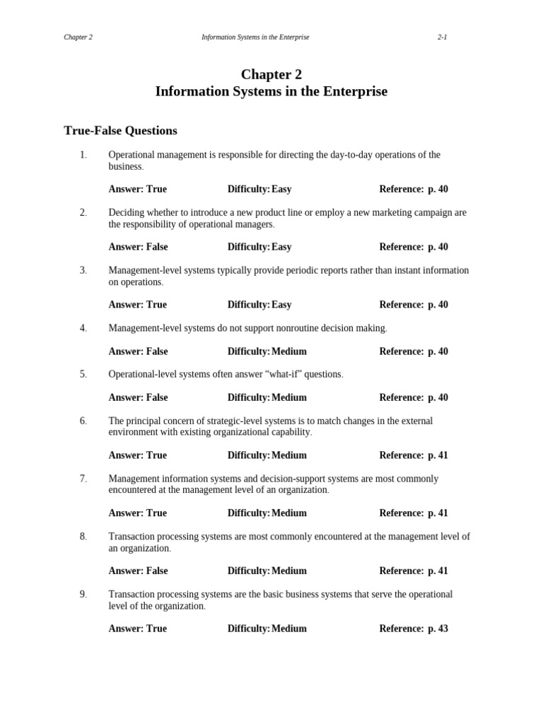 Chapter 2-Information Systems in the Enterprise | PDF | Supply Chain ... Chapter 2-Information Systems in the Enterprise | PDF | Supply Chain ...