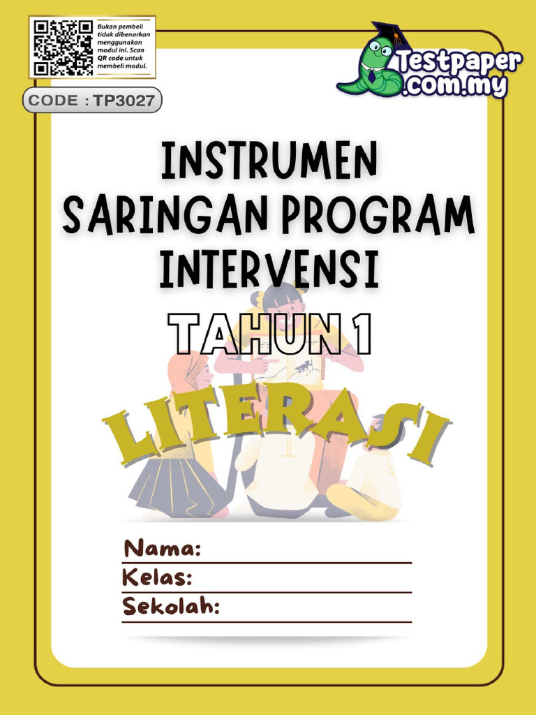 TP3027 - Instrumen Saringan Program Intervensi Literasi Bahasa Melayu Tahun 11520 | PDF